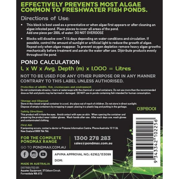 PondMAX Algae Block - PondMAXOnline